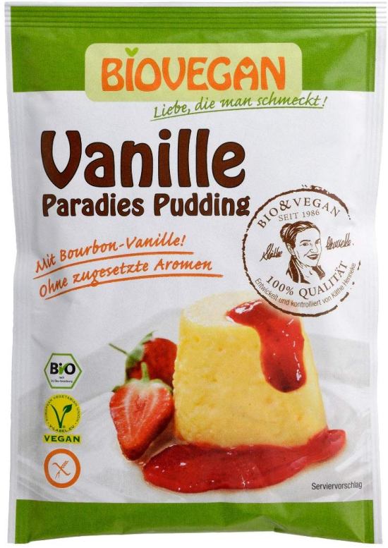 Επιδόρπιο πουτίγκα βανίλια Bio 31gr (BIOVEGAN) τιμή 1.65€ - Βιολογικά ...