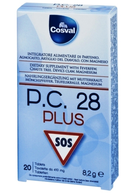 PC 28 PLUS παυσίπονο άμεσης δράσης 20tabs (COSVAL) τιμή 15.70 ...