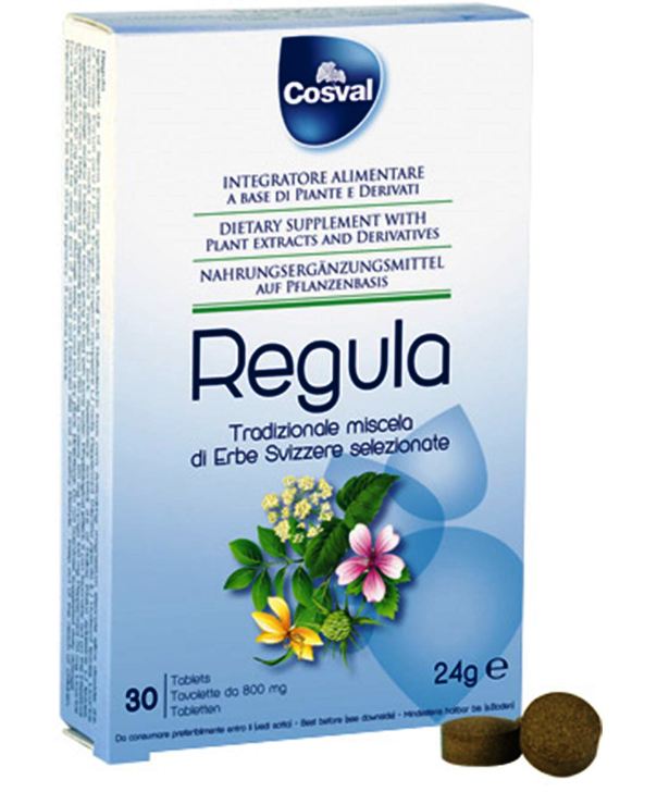 REGULA Φυτικό Καθαρτικό 30tabs (COSVAL) τιμή 7.10€ - Βιολογικά Προϊόντα ...