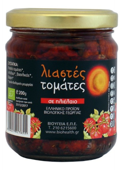 Λιαστή τομάτα σε λάδι Bio 200gr (ΒΙΟΥΓΕΙΑ) τιμή 4.00€ - Βιολογικά ...