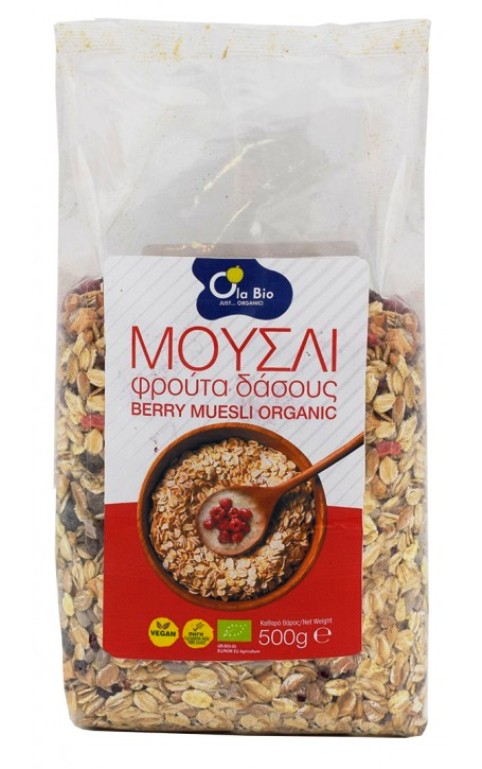 Μούσλι με φρούτα του δάσους 500gr bio (ΒΙΟΥΓΕΙΑ) τιμή 4.55€ - Βιολογικά ...