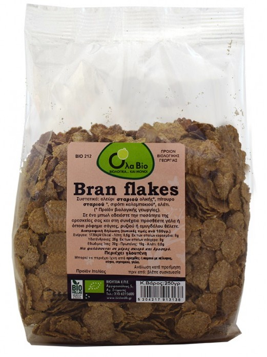 Bran Flakes Χ/Ζάχαρη 250gr bio (ΒΙΟΥΓΕΙΑ) τιμή 2.10€ - Βιολογικά ...