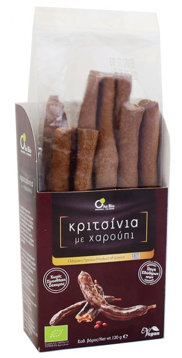Κριτσίνια με Χαρούπι Bio 120gr (ΒΙΟΥΓΕΙΑ) τιμή 2.40€ - Βιολογικά ...