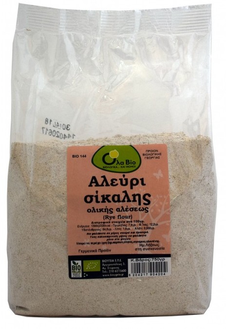 Αλεύρι σίκαλης bio 750gr (ΒΙΟΥΓΕΙΑ) τιμή 2.20€ - Βιολογικά Προϊόντα ...