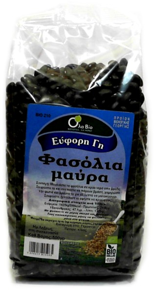Φασόλια Μαύρα bio 500 γρ (ΒΙΟΥΓΕΙΑ) τιμή 3.15€ - Βιολογικά Προϊόντα ...