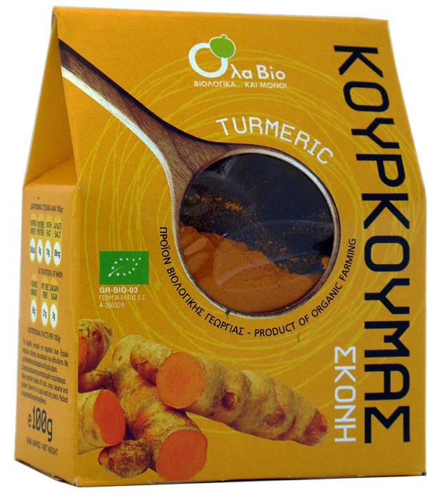 Κουρκουμάς bio σε σκόνη 100gr (ΒΙΟΥΓΕΙΑ) τιμή 1.85€ - Βιολογικά ...