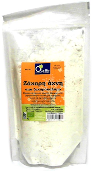 Ζάχαρη Άχνη 250γρ ΒΙΟ (ΒΙΟΥΓΕΙΑ) τιμή 1.75€ - Βιολογικά Προϊόντα ...