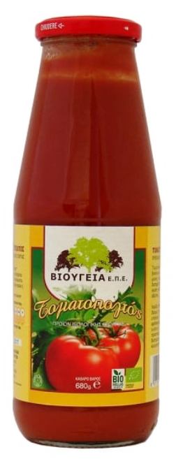 Τοματοπολτός bio 680gr (ΒΙΟΥΓΕΙΑ) τιμή 2.85€ - Βιολογικά Προϊόντα ...