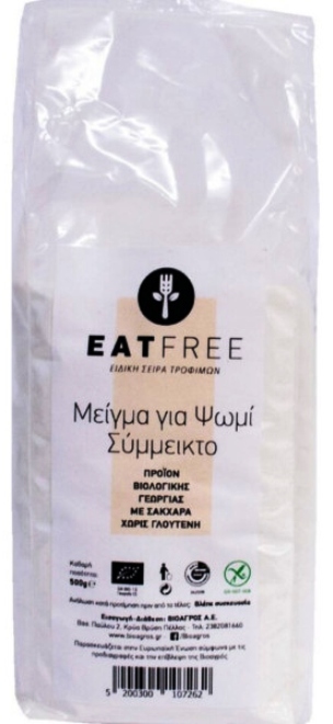 Αλεύρι σύμμεικτο για ψωμί Χ/ΓΛ Bio 500gr (ΒΙΟΑΓΡΟΣ) τιμή 4.05 ...
