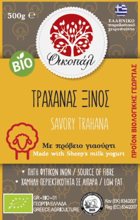 Τραχανάς ξινός BIO 500gr (ΟΙΚΟΠΑΛ) τιμή 4.70€ - Βιολογικά Προϊόντα ...