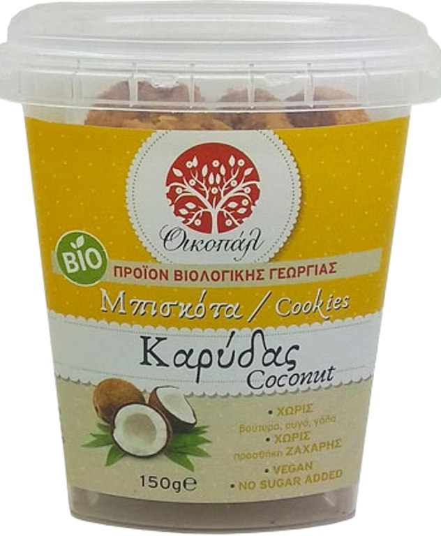 Μπισκότα καρύδας Χ/Ζ Bio 150gr (ΟΙΚΟΠΑΛ) τιμή 3.00€ - Βιολογικά ...