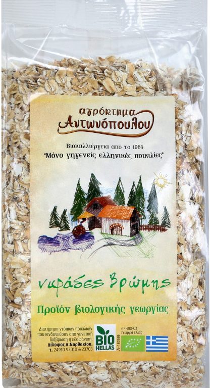 Νιφάδες Βρώμης Ολικής Bio 400gr (ΑΝΤΩΝΟΠΟΥΛΟΥ) τιμή 2.85€ - Βιολογικά ...