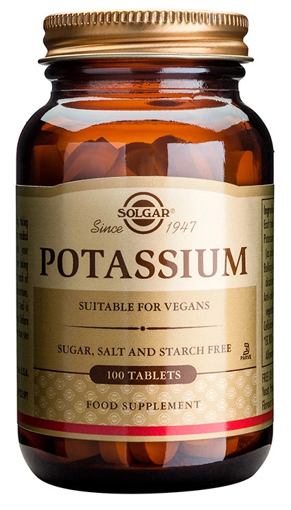 POTASSIUM 99mg tabs 100s (SOLGAR) τιμή 19.00€ - Βιολογικά Προϊόντα ...
