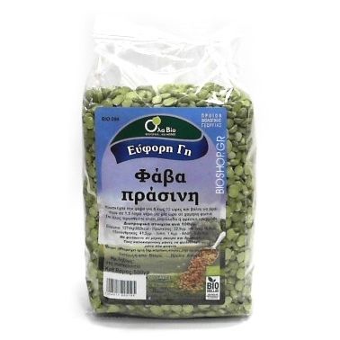 Φάβα πράσινη bio 500 γρ (ΒΙΟΥΓΕΙΑ) τιμή 2.60€ - Βιολογικά Προϊόντα ...