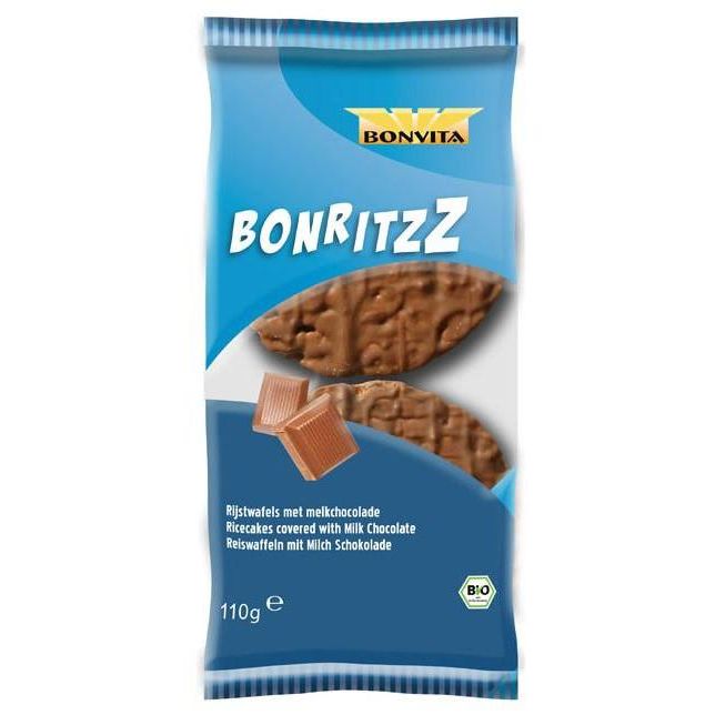 Ρυζογκοφρέτα σοκολάτα γάλακτος Bio 110gr (BONVITA) τιμή 3.00 ...