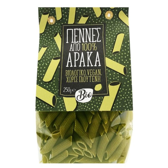 Πέννες Αρακά Χ/ΓΛ Bio 250gr (GREEN BAY) τιμή 3.95€ - Βιολογικά Προϊόντα ...