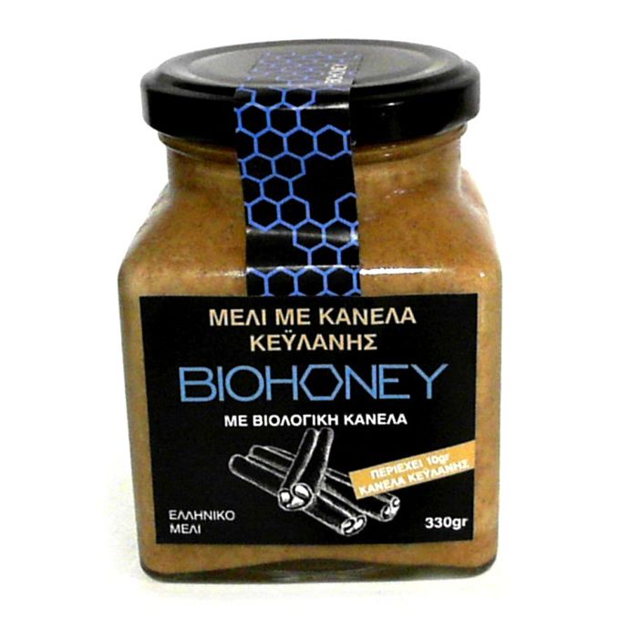 Μέλι με κανέλα Κεϋλάνης 370gr (MELISSOKIPOS) τιμή 8.90€ - Βιολογικά ...