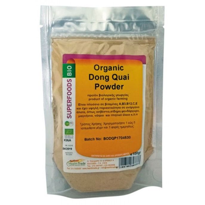 Dong Quai Powder Organic 100gr (HEALTH TRADE) τιμή 7.15€ - Βιολογικά ...