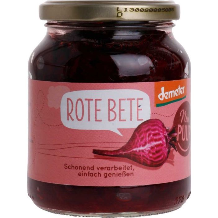 Παντζάρια βρασμένα Bio 340gr Demeter (NUR PUUR) τιμή 2.10€ - Βιολογικά ...