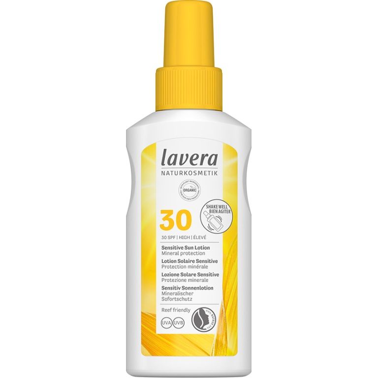 Αντηλιακό Γαλάκτωμα Σπρέι SPF 30 Bio 100ml (LAVERA) τιμή 15.85 ...
