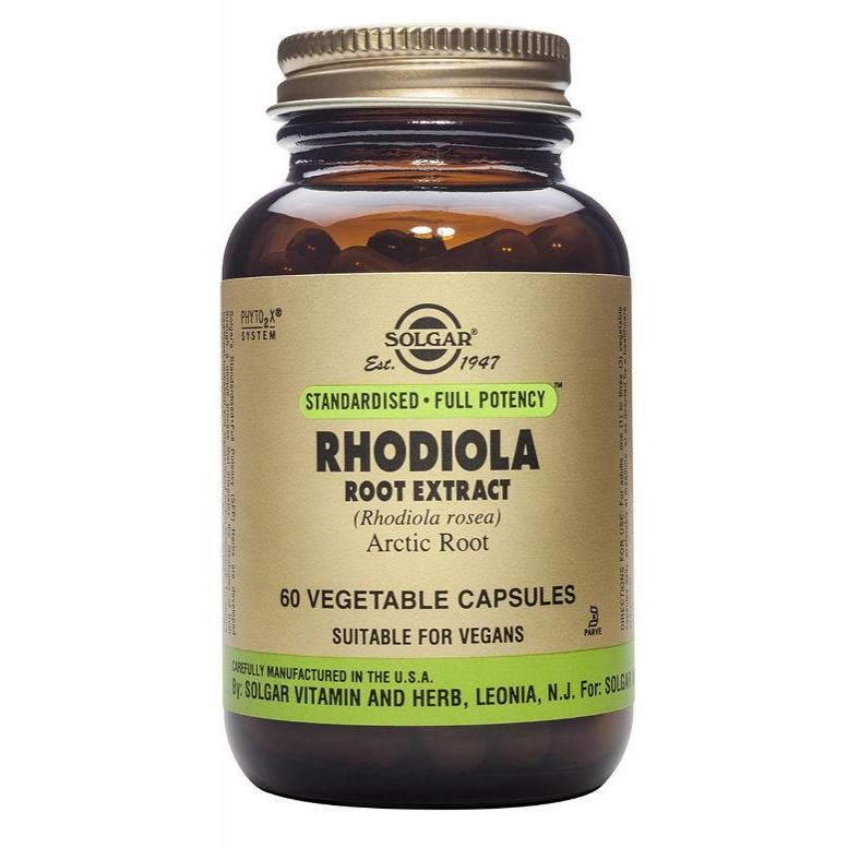 Rhodiola Root Extract veg.caps 60s (SOLGAR) τιμή 32.95€ - Βιολογικά ...