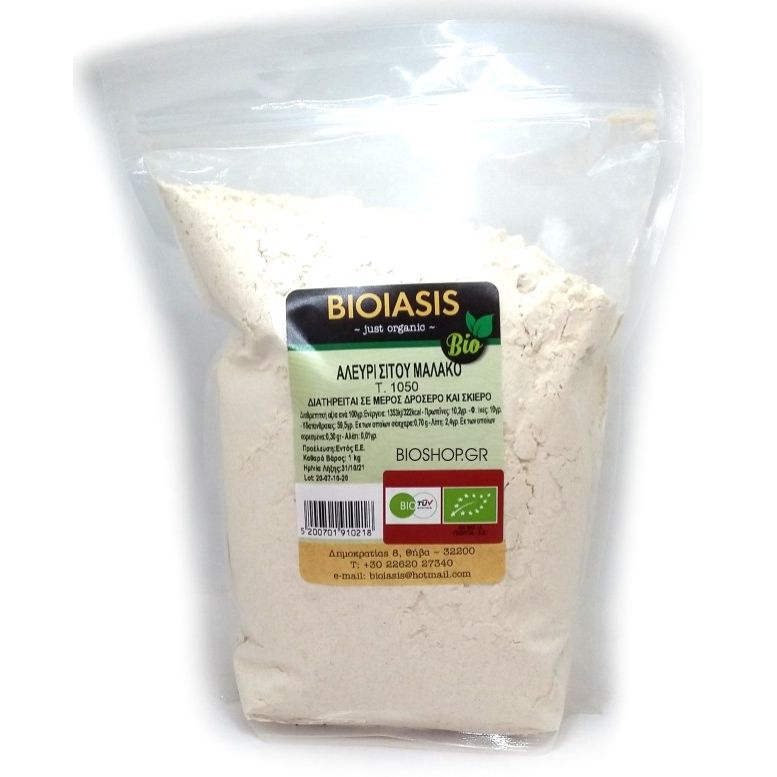 Αλεύρι Μαλακό Τ 1050 Bio 1000gr (BIOIASIS) τιμή 4.40€ - Βιολογικά ...