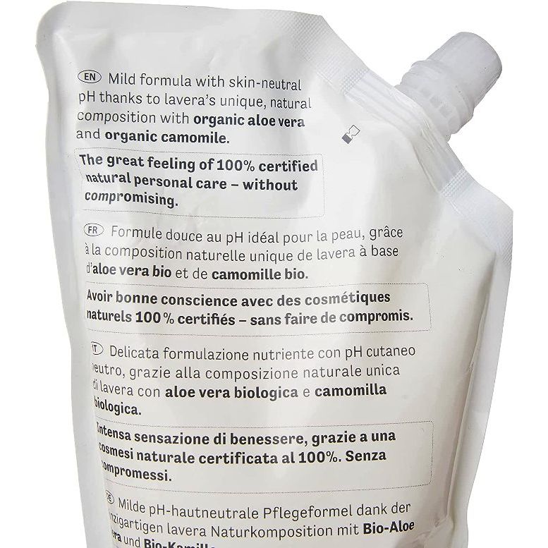 Κρεμοσάπουνο Sensitiv Basis Refill 500ml (LAVERA) τιμή 5.95 ...